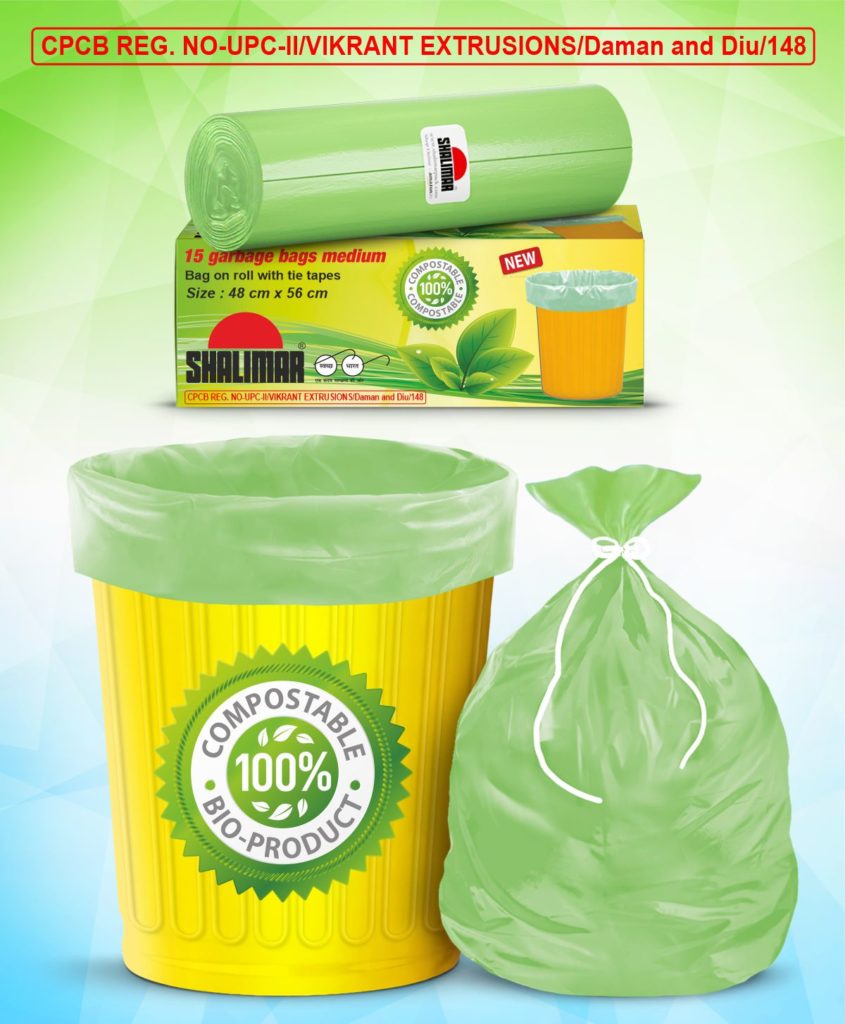 Buy Compostable & Eco Friendly Garbage Bags Online At Best Price | Shalimar
